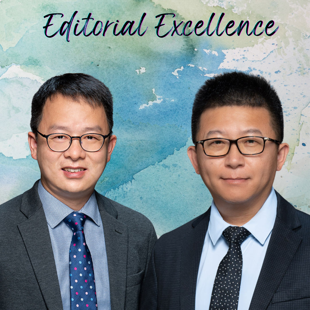 Top-tier journal recognizes Dr. Lyu Haitao and Dr. Xu Jun for editorial ...